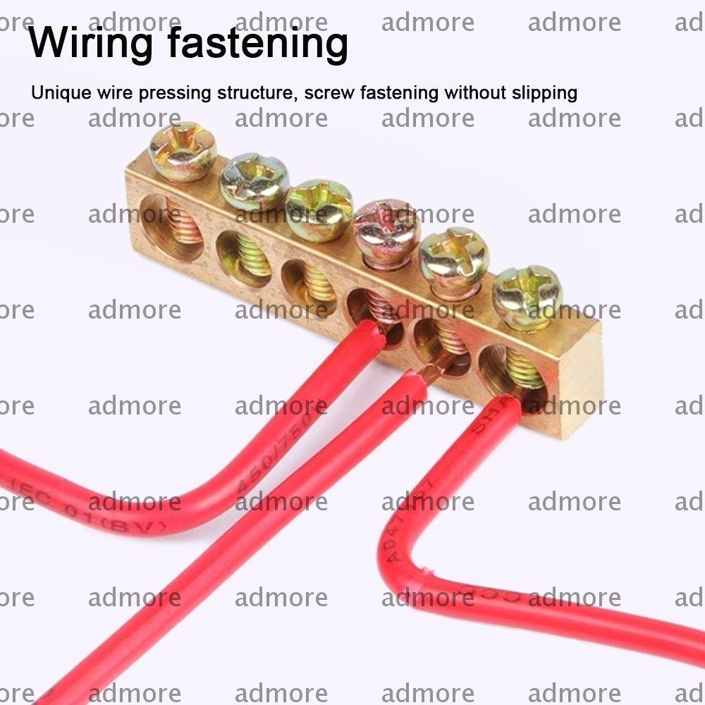 ADMORE Copper Bar Terminal, Copper Multi-specification Wire Connector ...