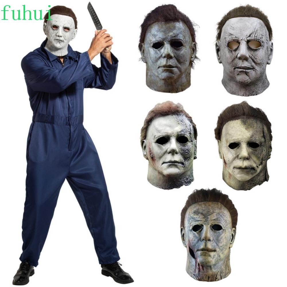 FUHUI Michael Myers Mask, Horror Creative Killer Mask, Costume Mask ...