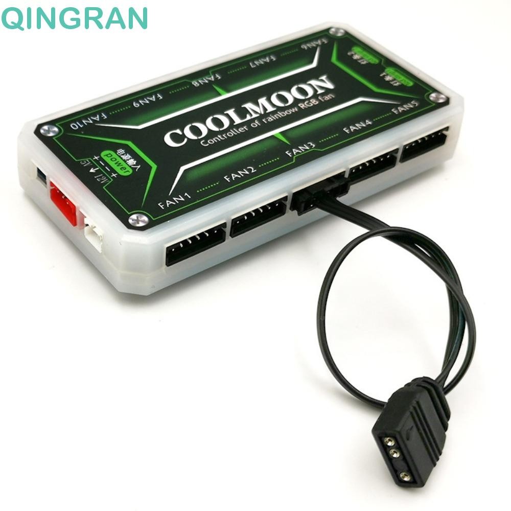 QINGRAN Fan Controller Adapter Cable Insert Light Strip Interface 6pin ...