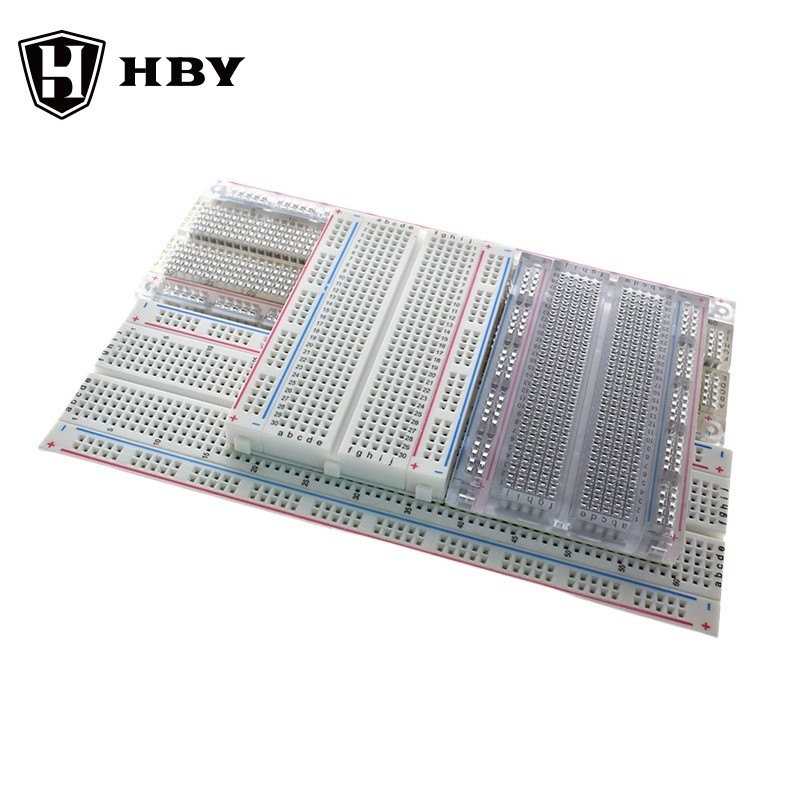 MB102 Solderless Breadboard Mini Breadboard for Arduino 400 830 holes Experiment Donut Board ...