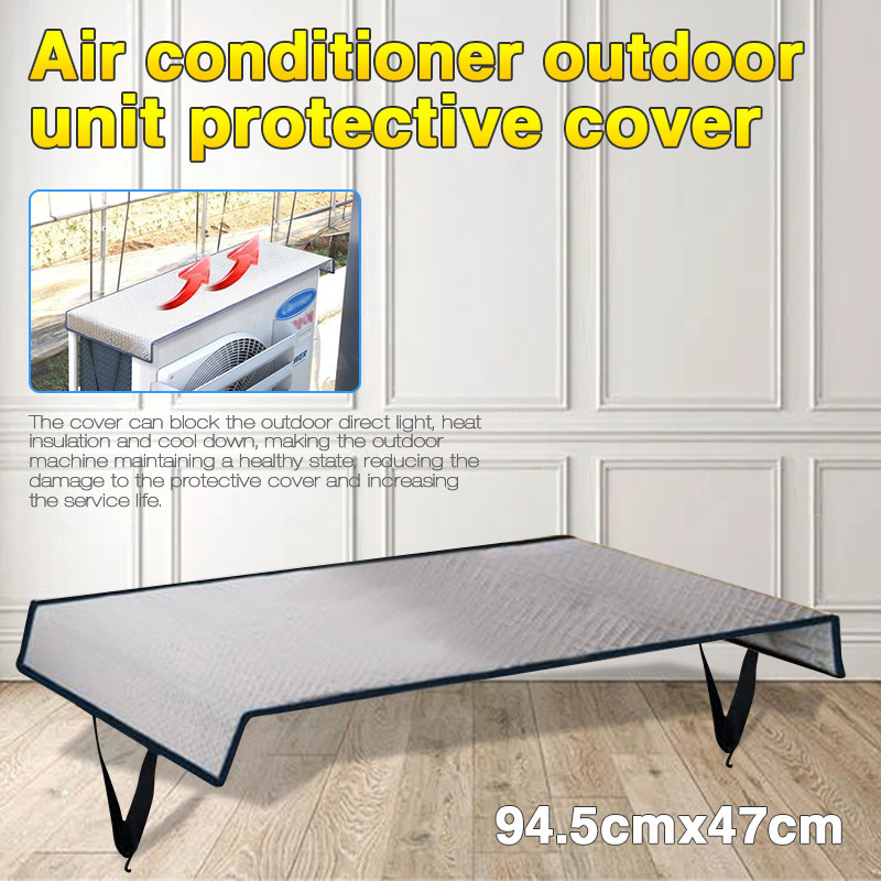 Aluminum Film Air Conditioner Cover Outdoor Air Conditioning Sun Shade ...