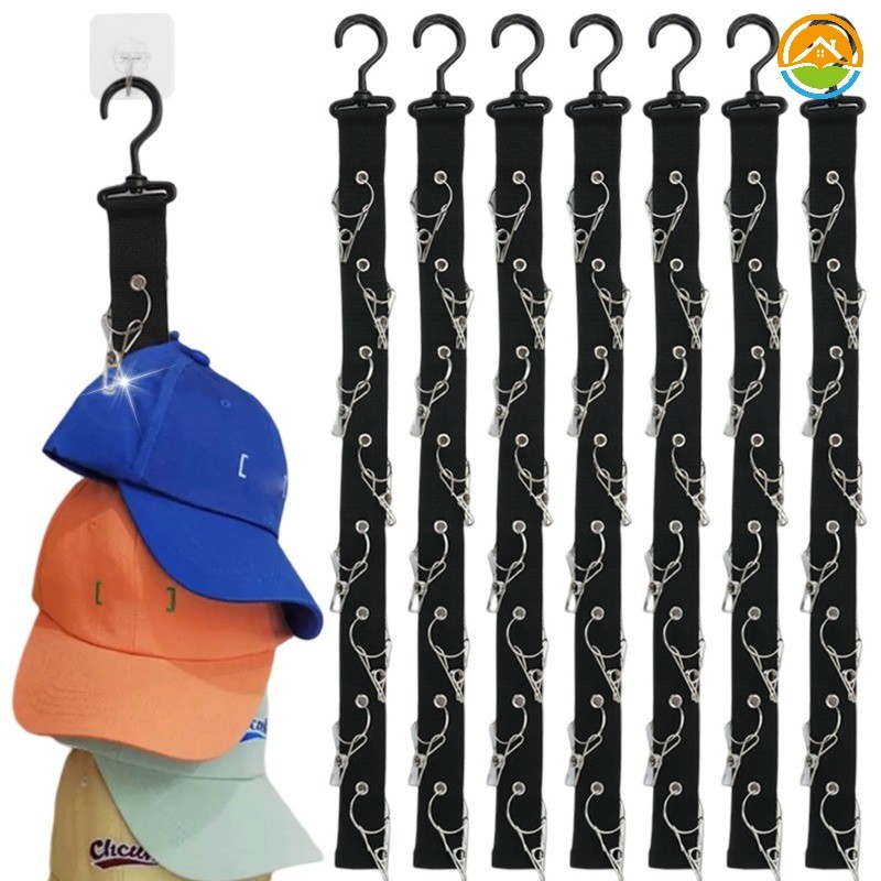 Nylon Straps Cap Rack Storage Rack Wiht Hook for Baseball Ball Cap ...