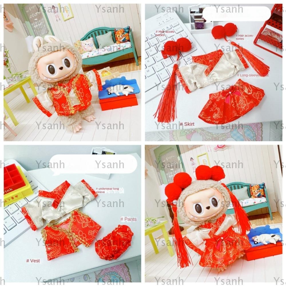 YSANH Labubu Doll Clothes, Cute Handmade Labubu Bodysuit, Kawaii ...