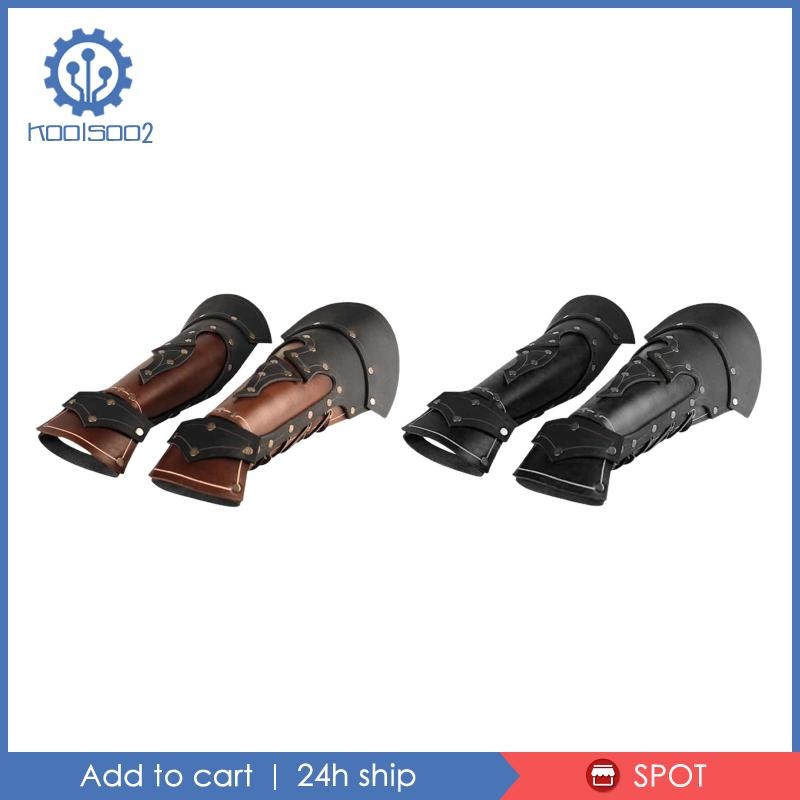 [Koolsoo2] Medieval Arm Guards Stage Halloween Arm Wraps Knight Arm ...