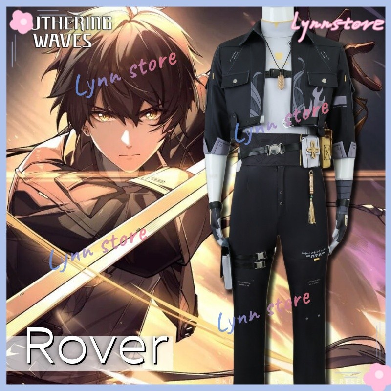 Game WUTHERING WAVES Cosplay ROVER Cosplay Costume Uniforms Wig Full ...