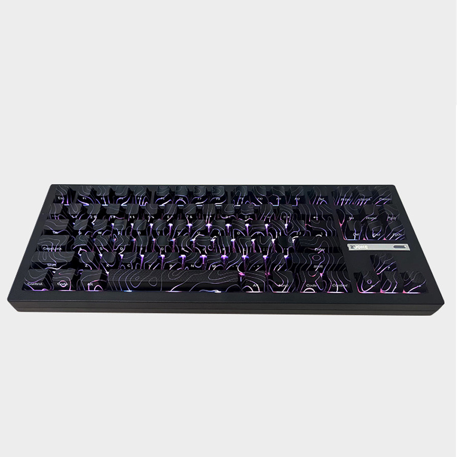 Zornher ZH870 Black Contour 2.0 Mechanical keyboard Wired Wireless ...