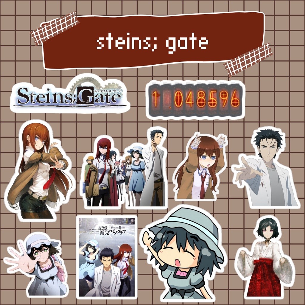 Anime Stickers /Steins Gate Anime Sticker Collection / Laminated ...