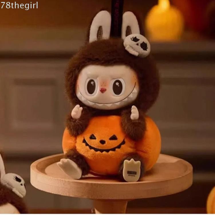 THEGIRL Halloween Labubu Doll, Carnival Anti-lost Pumpkin Labubu Plush ...
