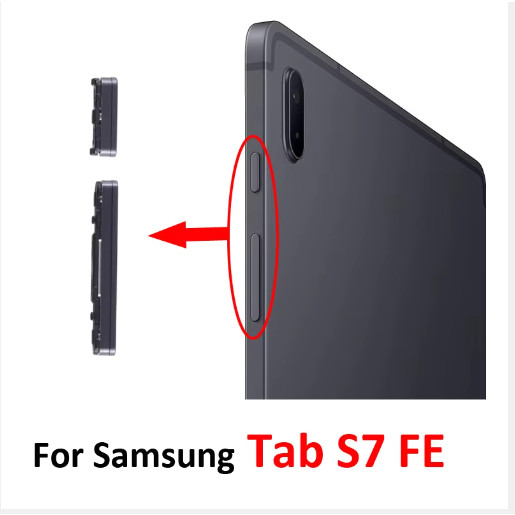New For Samsung Galaxy Tab S7 FE SM-T730/T733/T736B/T735 Power on/off Volume Key Button | Shopee ...