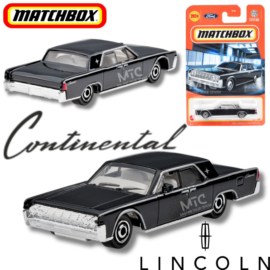 Matchbox 1964 Lincoln Continental Black 93AC | Shopee Philippines