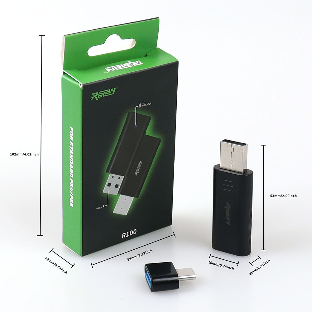 Controller PC Wireless BT 5.3 Adapter USB Receiver for Switch PC PS4 PS5 Gamepad [avene.ph ...