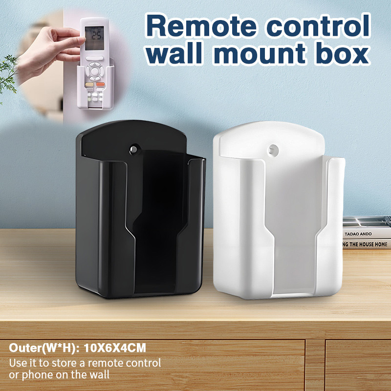 Self Adhesive Universal Space Saving Solid Remote Control Holder Wall ...