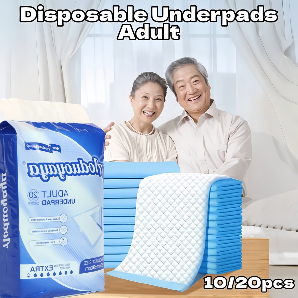 Disposable Adult Underpads Personal Care Pad for Elderly Incontinence ...