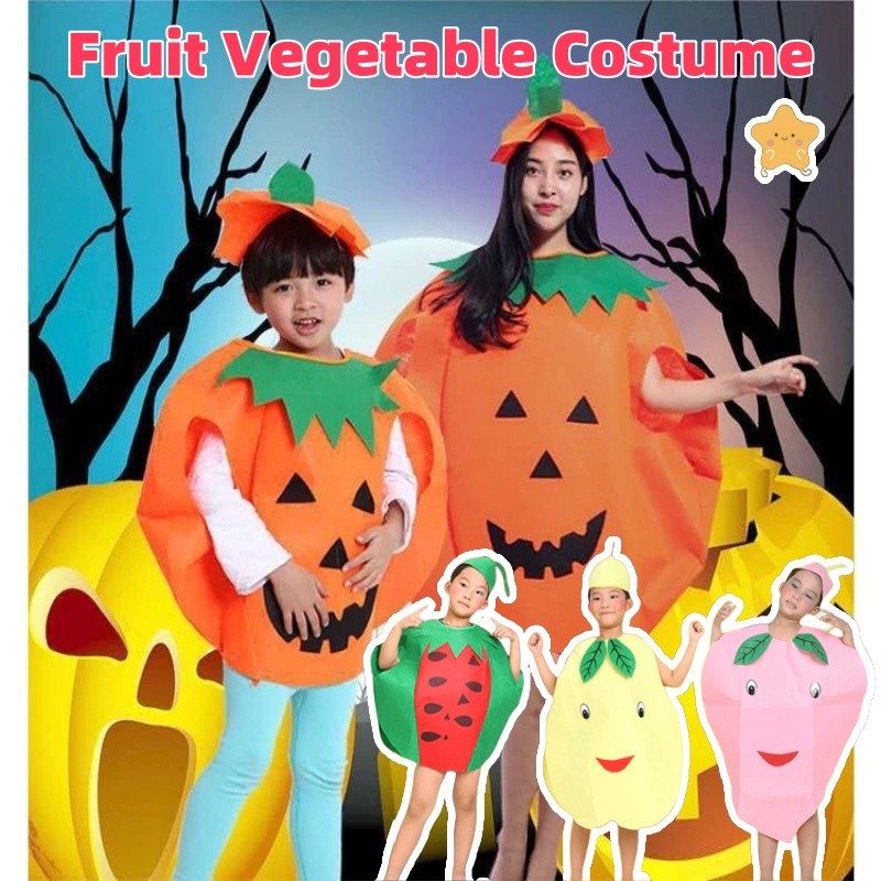 Kids Fruit Vegetable Costume Kids Cosplay Costumes Halloween Christmas ...