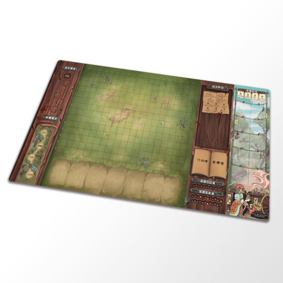 Board Game Accessories Townsfolk Tussle Board Game Card Mat playmat ...