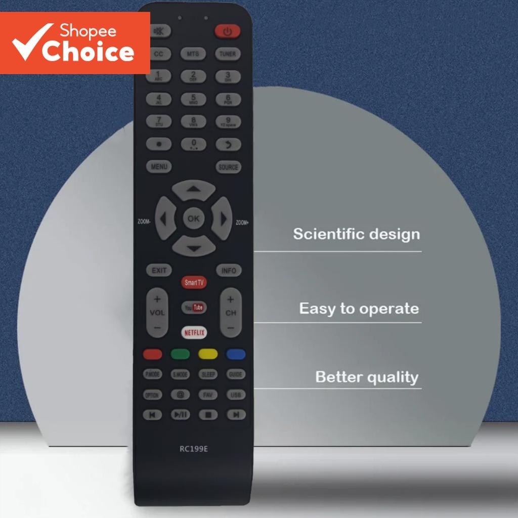 Universal Smart TV Replaced Remote Control Controller for TCL/HYUNDAI ...