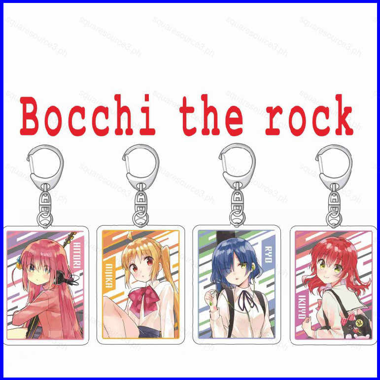 SQ3 Bocchi The Rock Keychain Anime Keyring Acrylic Cute Bag Pendant ...