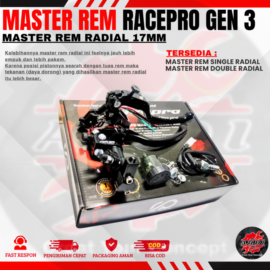 Racepro brake master ori Vario beat scoopy mio adv pcx aerox nmax ...