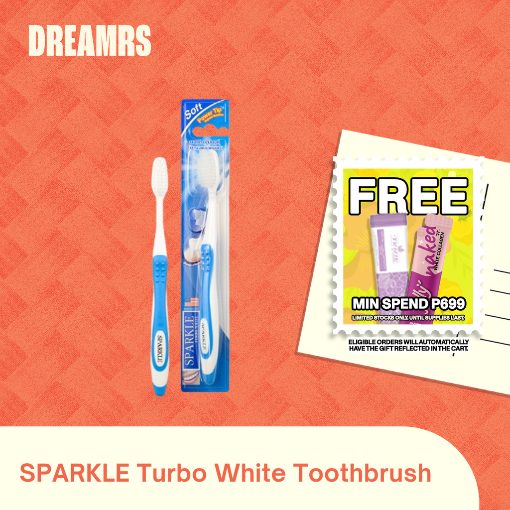SPARKLE Turbo White Toothbrush (DREAMRS) | Shopee Philippines
