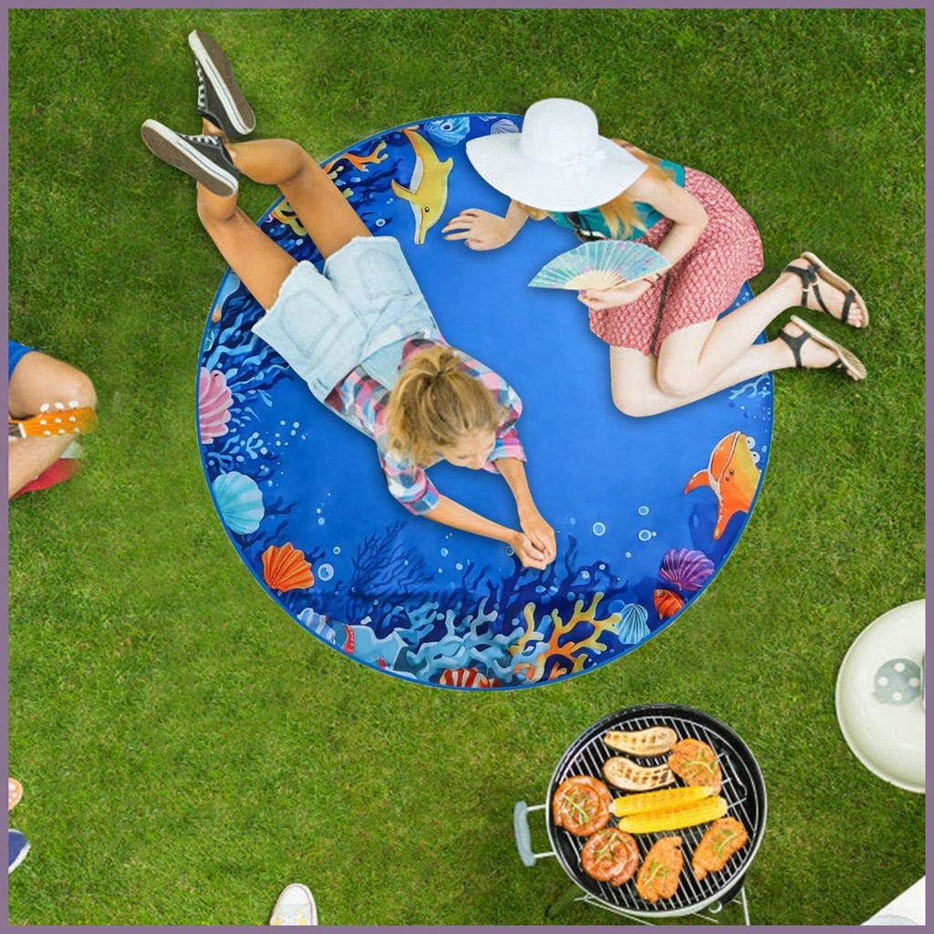 Beach Kiddie Pool Beach Blanket Paddling Pool with Carrying Bag ...