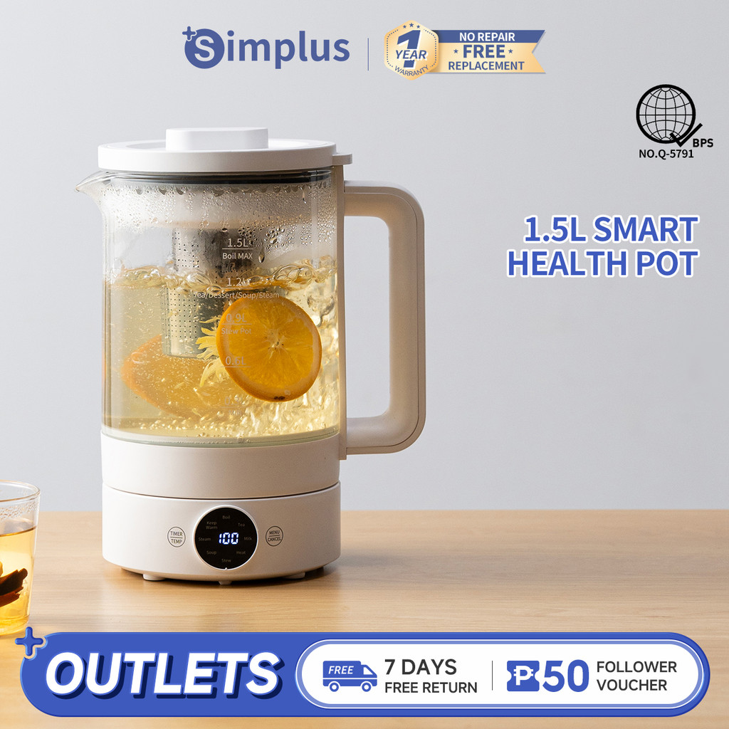 Simplus Smart Health Pot Electric Kettle with Temperature Control Multi ...
