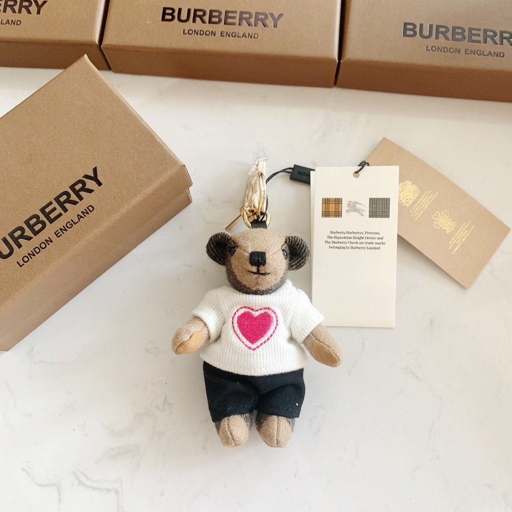Burberry New Style Bear Doll Pendant Keychain | Shopee Philippines