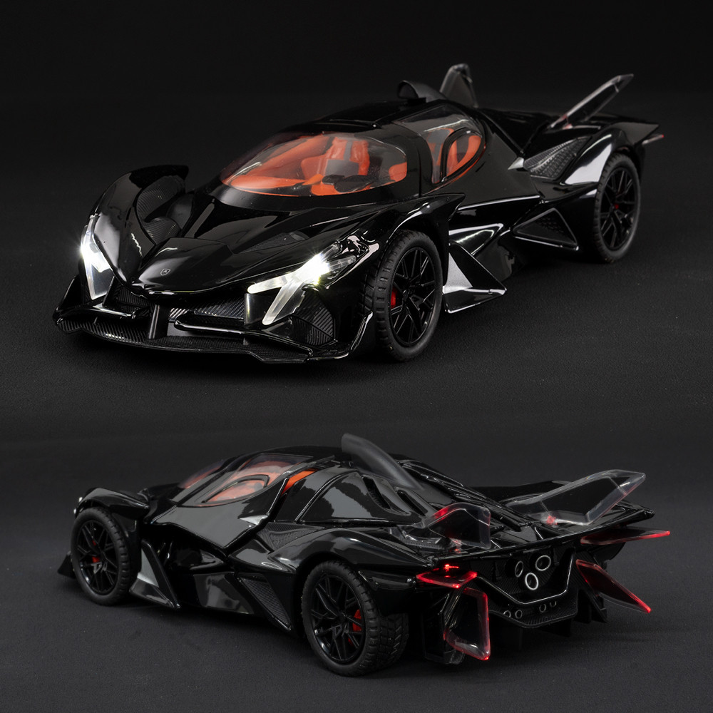 Birthday Gift Apollo Black Samurai Sun God Simulation Car Model Sports ...