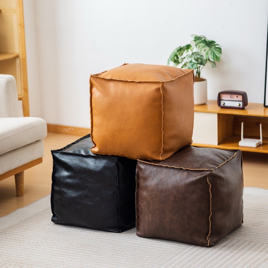 Moroccan American Style Lazy Pouf Leather Cushion Floor Tatami Clothes ...