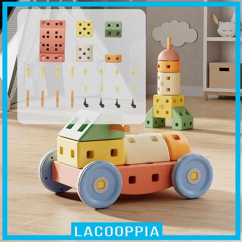 [Lacooppia] 25 Pieces DIY Building Blocks for Ages 3+ for Kids Children ...