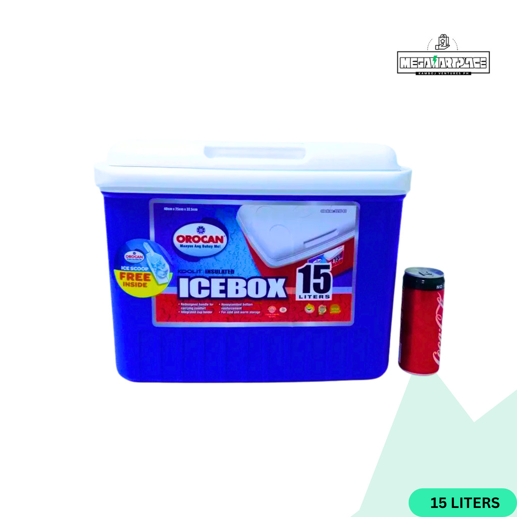 MegaMartPlace Orocan Ice Box 15L Insulated Icebox Ice Chest, Orocan ...