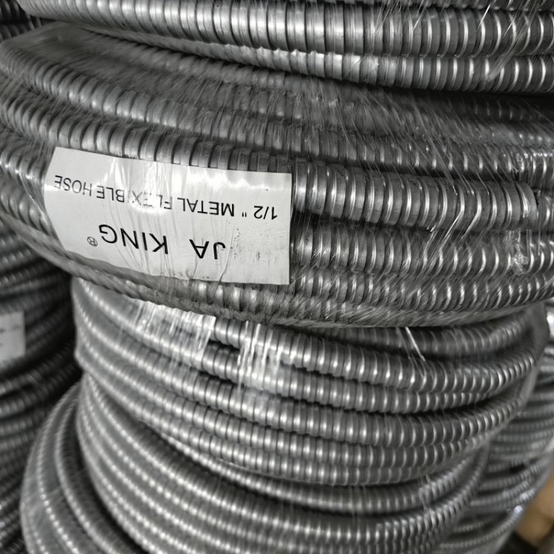 COD Metal conduit flexible hose 1/2"x30 m 3/4"x30 m galvanized metal ...