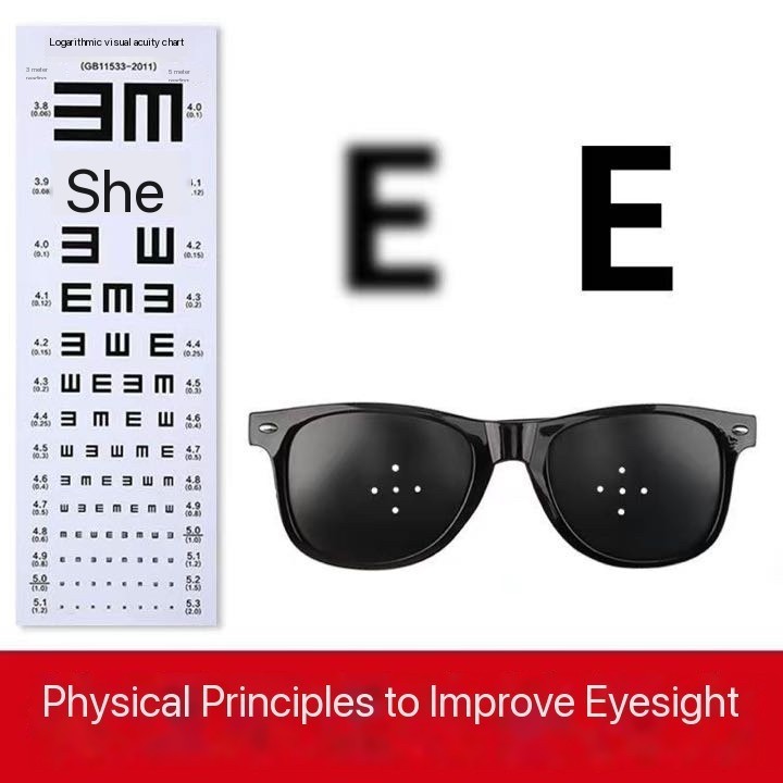 Pinhole Glasses For Women Men Correction Exercise Eyesight Vision Care ...