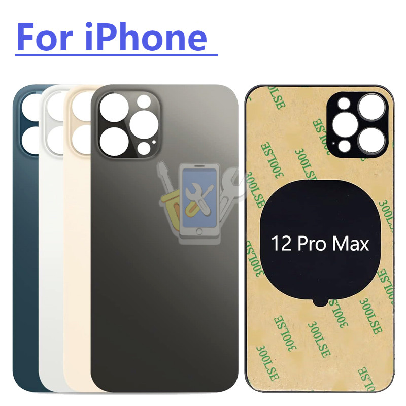 Back Glass for iP 12 Pro Max Back Glass Replacement Back Glass Back ...