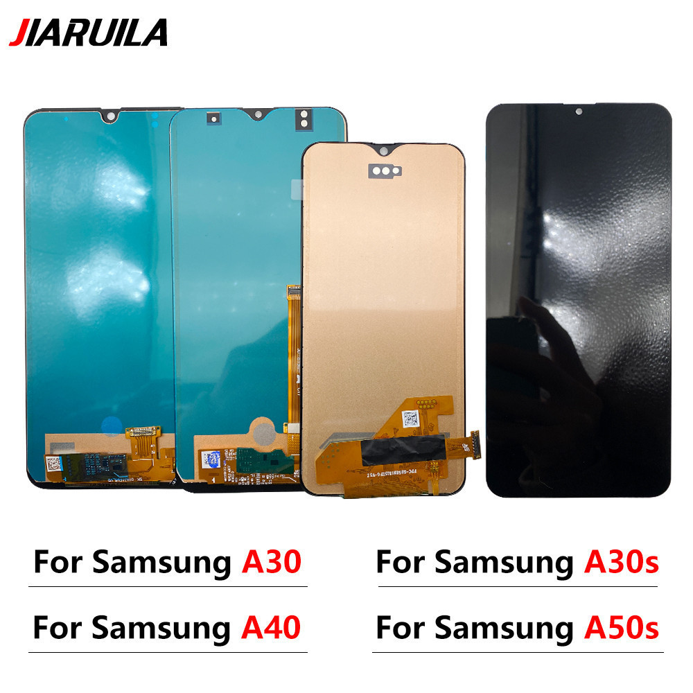 JIARUILA LCD Display Touch Screen Digitizer For Samsung A20 A30 A30S A40 A50S Replacement Parts ...