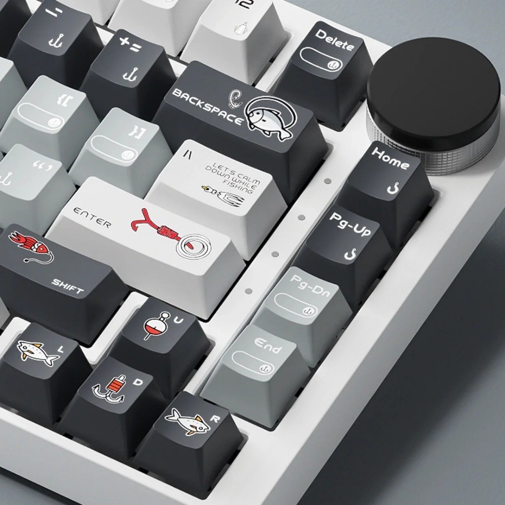 Fishing Keycap Cherry Profile PBT Five-sided Dye Sublimation Alice ...