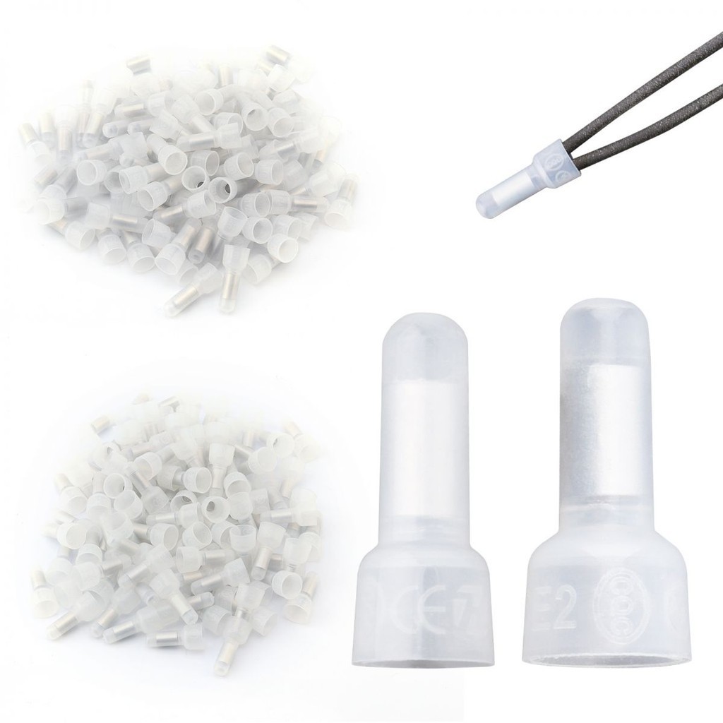 100pcs CE1/ CE2 Pure Copper Closed End Crimp Connectors Fit for 22-16 ...