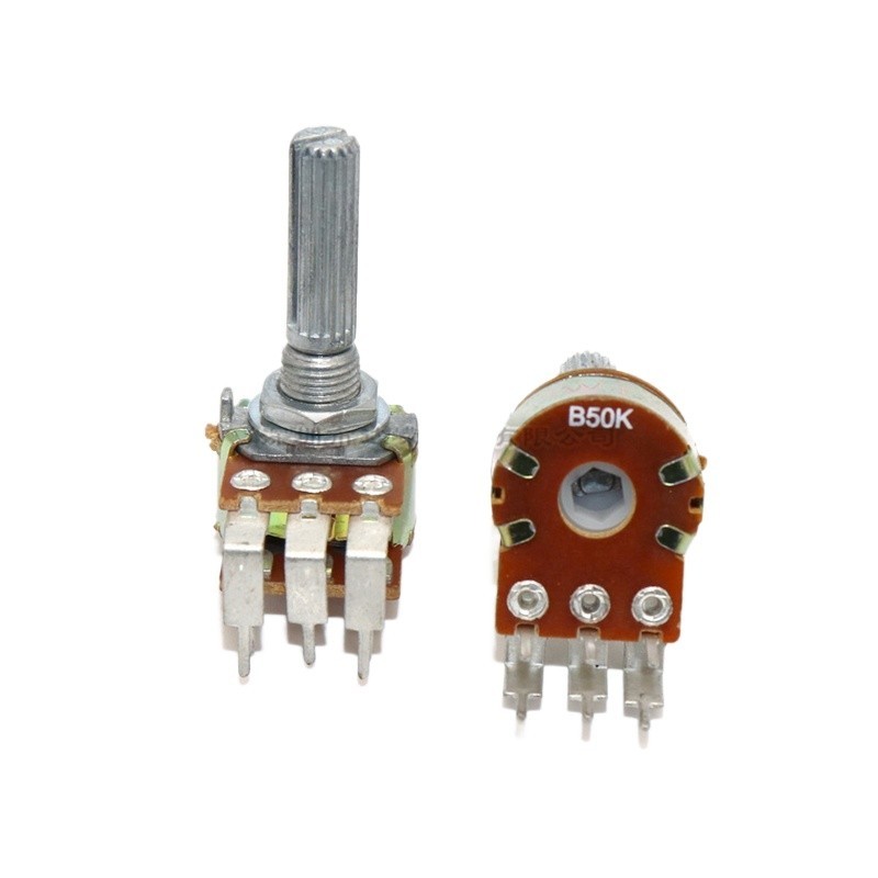 Power Amplifier WH148 Potentiometer Double B50K-25MM Curved Foot Flower ...
