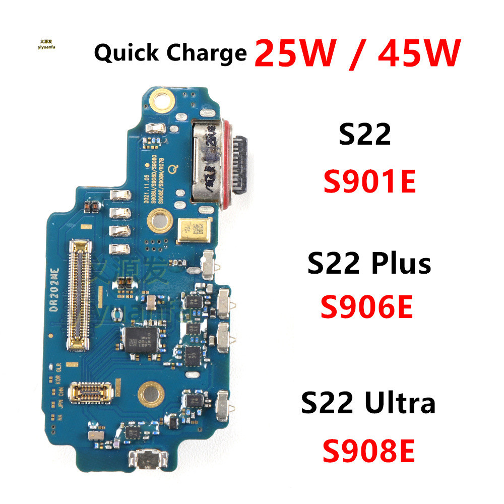 Charging Port Board Flex For Samsung Galaxy S22 Plus Ultra S22+ S901E ...