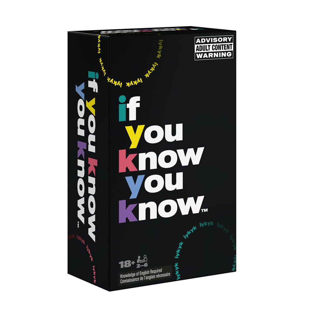 If You Know You Know IYKYK The Question Card Game Board Games ...