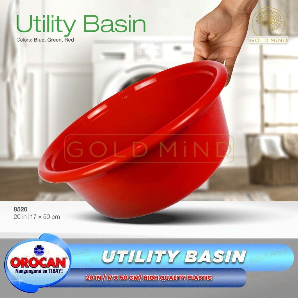 Orocan Utility Basin 20 inches (20L) - Gold Mind | Shopee Philippines