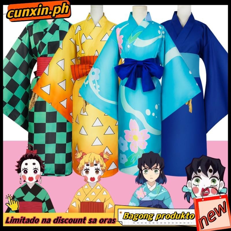 Anime Demon Slayer Season 2 Cosplay Costume Agatsuma Zenitsu Uniform ...