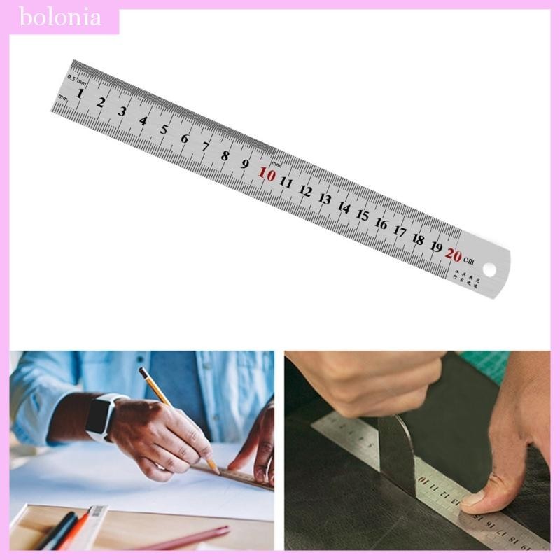 【PC】 Stainless Steel Rulers Metal Precisions Rulers Straight Edge Measuring Metal Rulers for ...