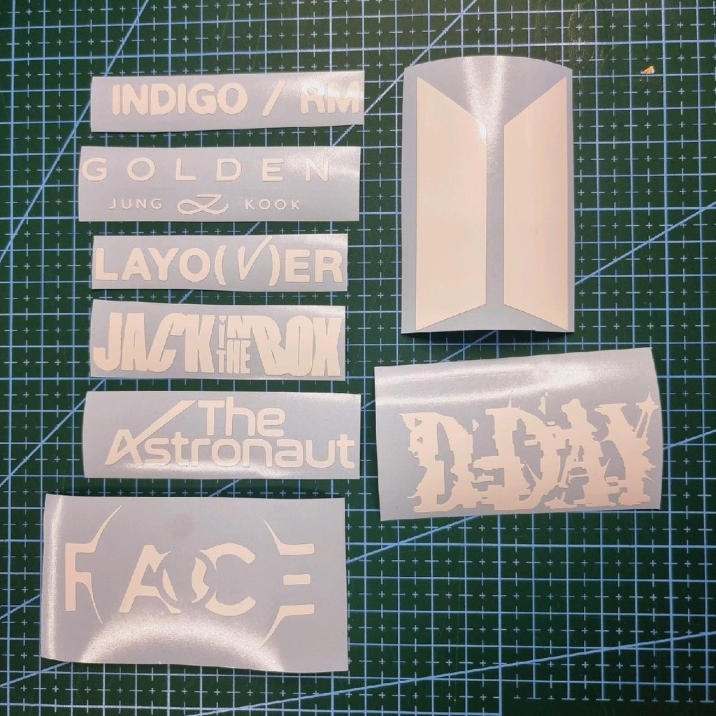 BTS SOLO ALBUM DECAL VINYL STICKER | Shopee Philippines