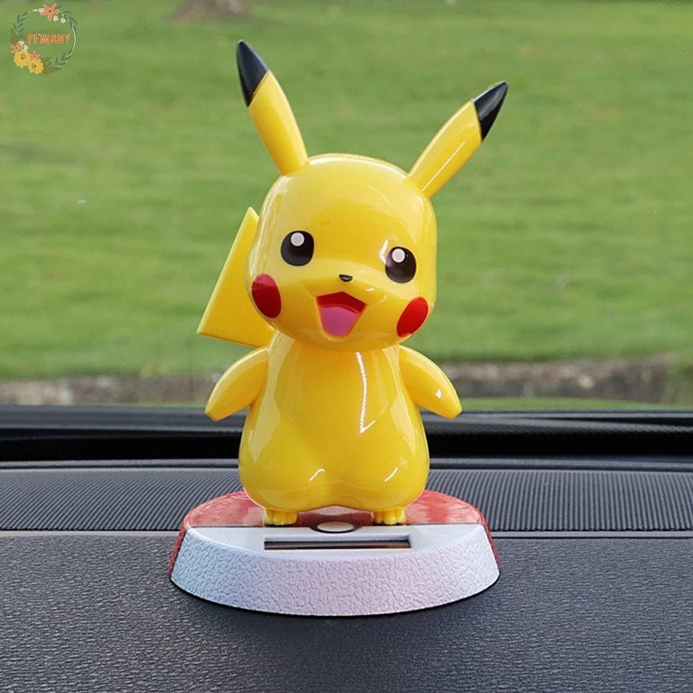PEWANYZZ Solar Powered Pikachu Home Decor Car Interior Display Pokemon ...