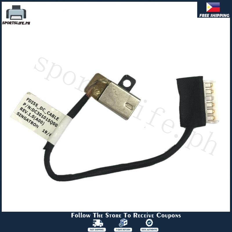 DC IN Power Jack Cable for Dell Inspiron 15 3593 228R6 0228R6 Charging ...