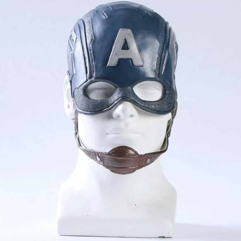 Superhero Captain America Resin Full Head Helmet Cosplay Party Supply ...
