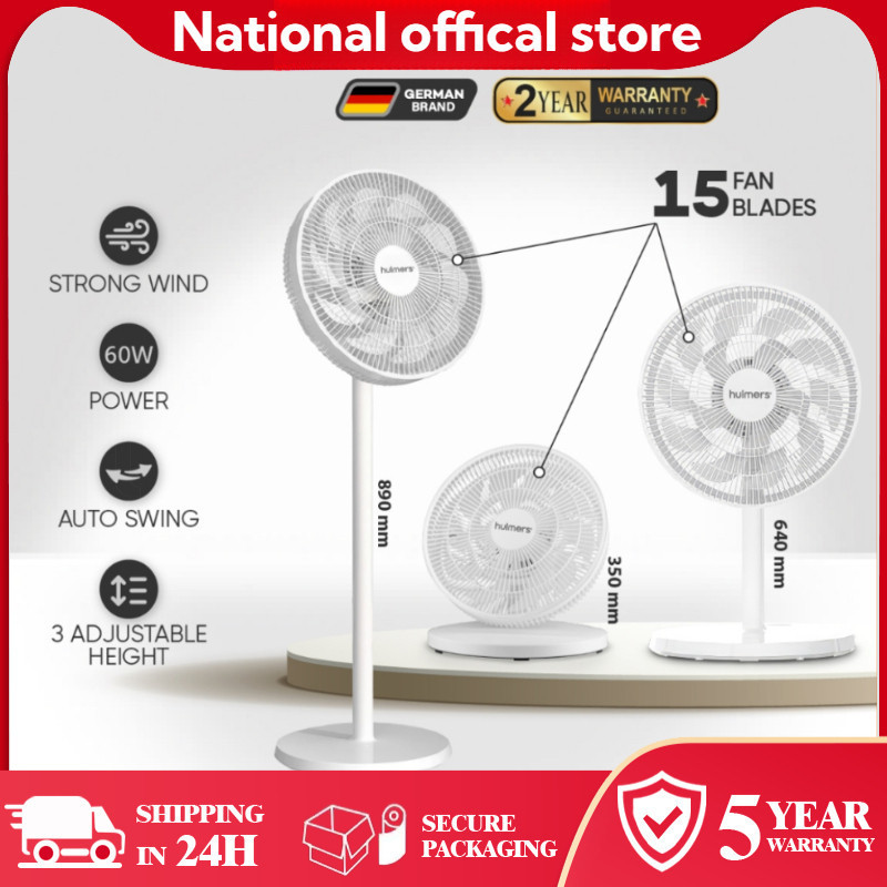 National Stand electirc Fan Quiet Lightweight Low Noise Stand Fan ...