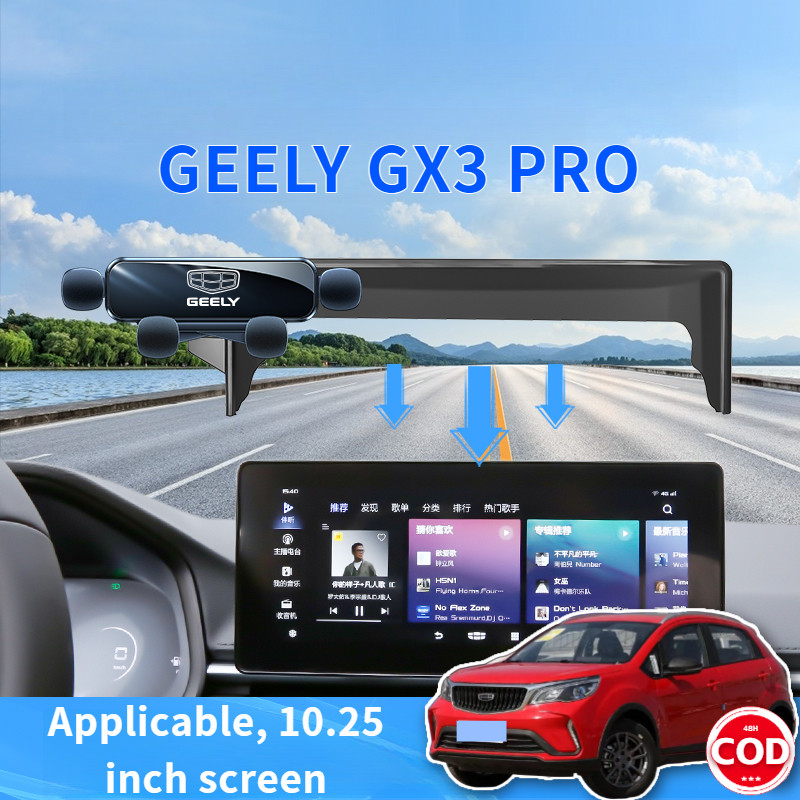 GEELY GX3 PRO 2023-2024Mobile Phone Holder On-Board Bracket Gravity ...