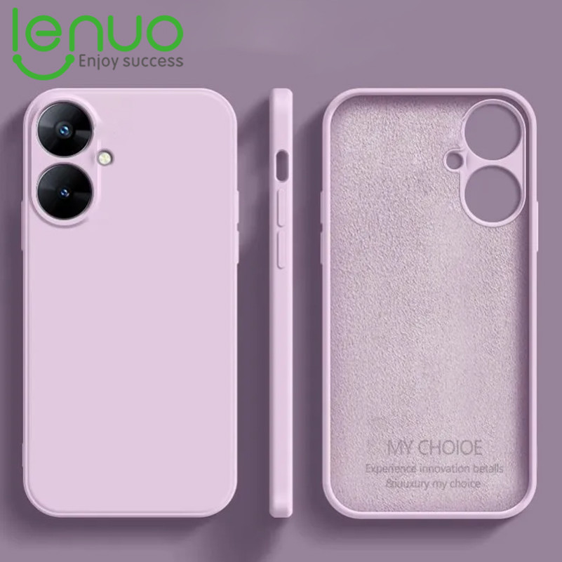 Lenuo Candy Color Phone Case For Samsung Galaxy A56 A36 A26 A16 A06 A55 A35 A25 A15 5G 4G Casing ...