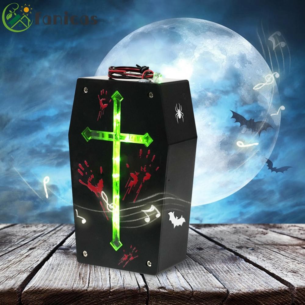 Halloween Sound Control Coffin Box Horror Screaming Sound Box Haunted ...